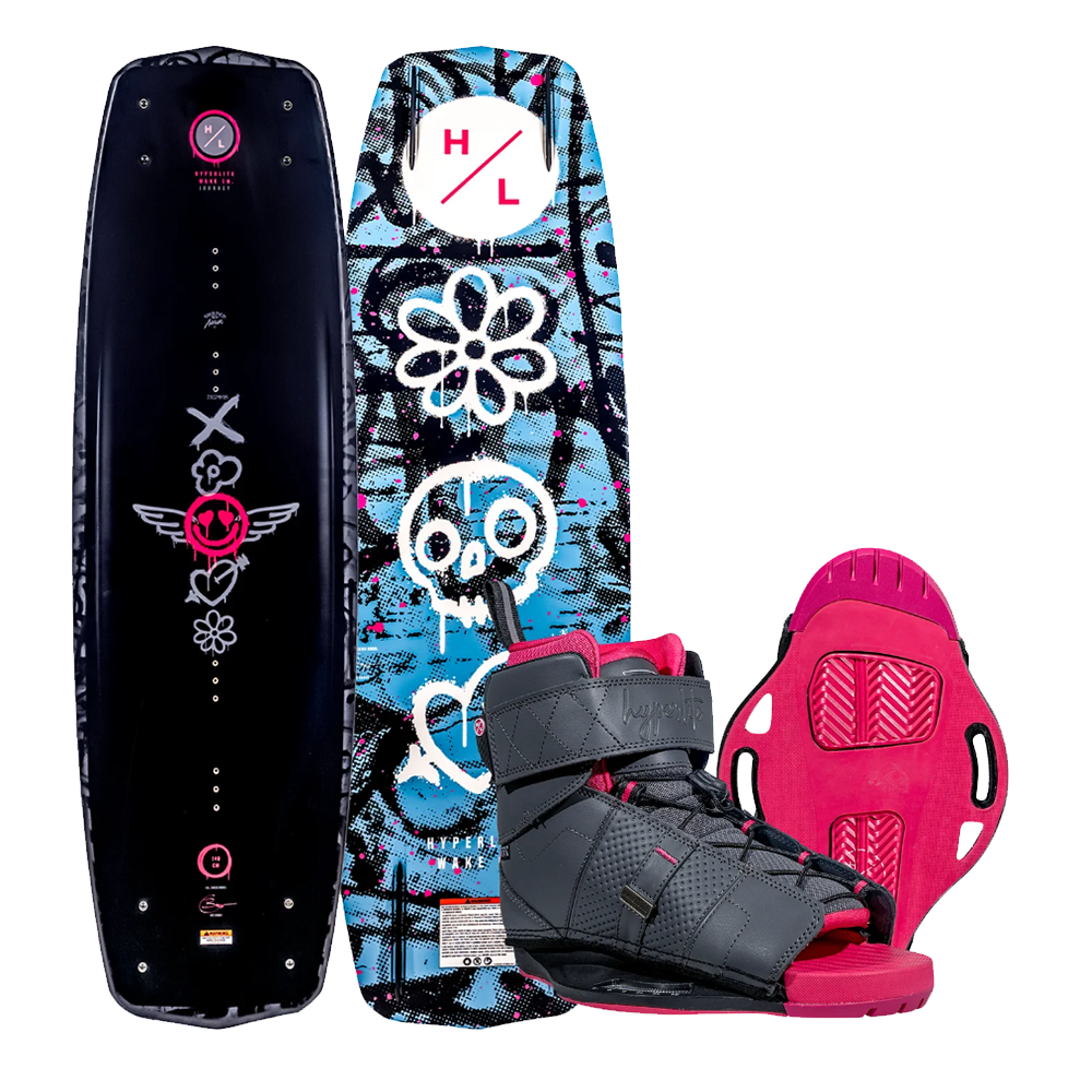 2025 Hyperlite Journey Wakeboard With Viva Bindings – Wake Effects