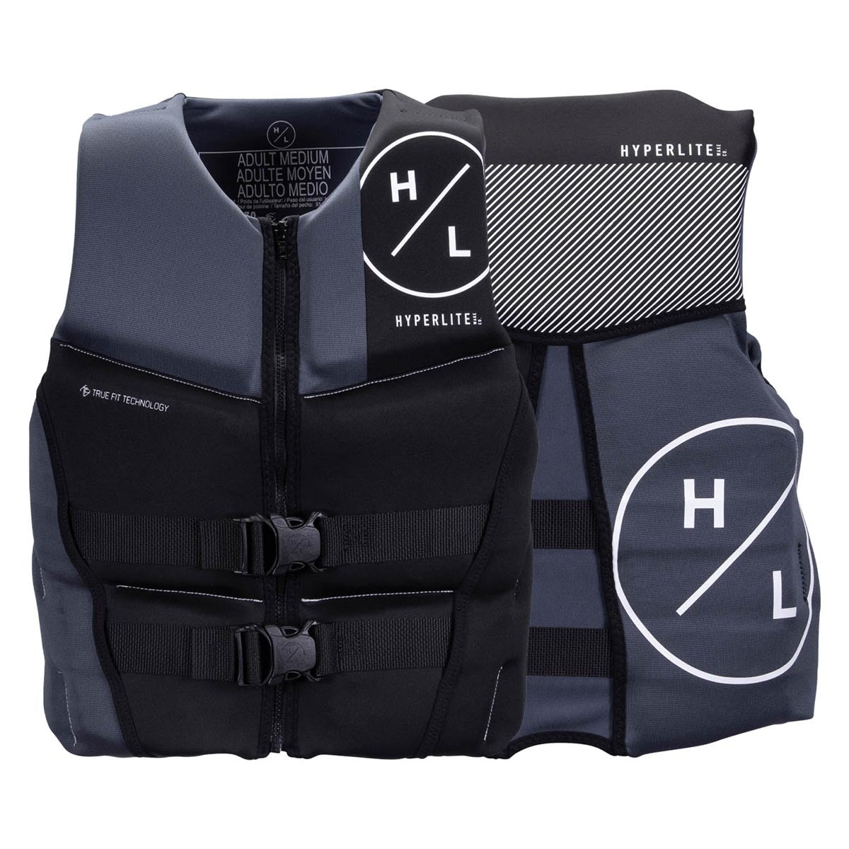 Hyperlite Prime Men's CGA Vest Ash/Blk – Wake Effects