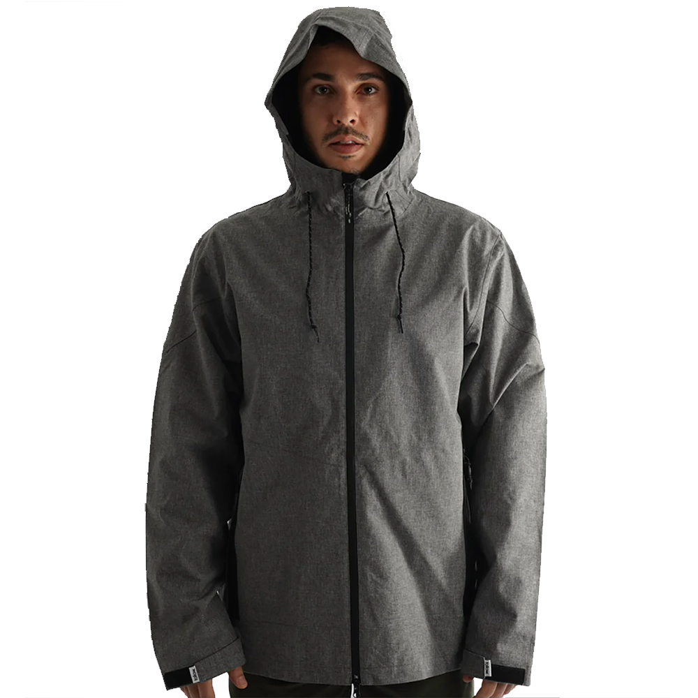 Follow Wake Layer 3.11 Spray Twelker Jacket Charcoal – Wake Effects