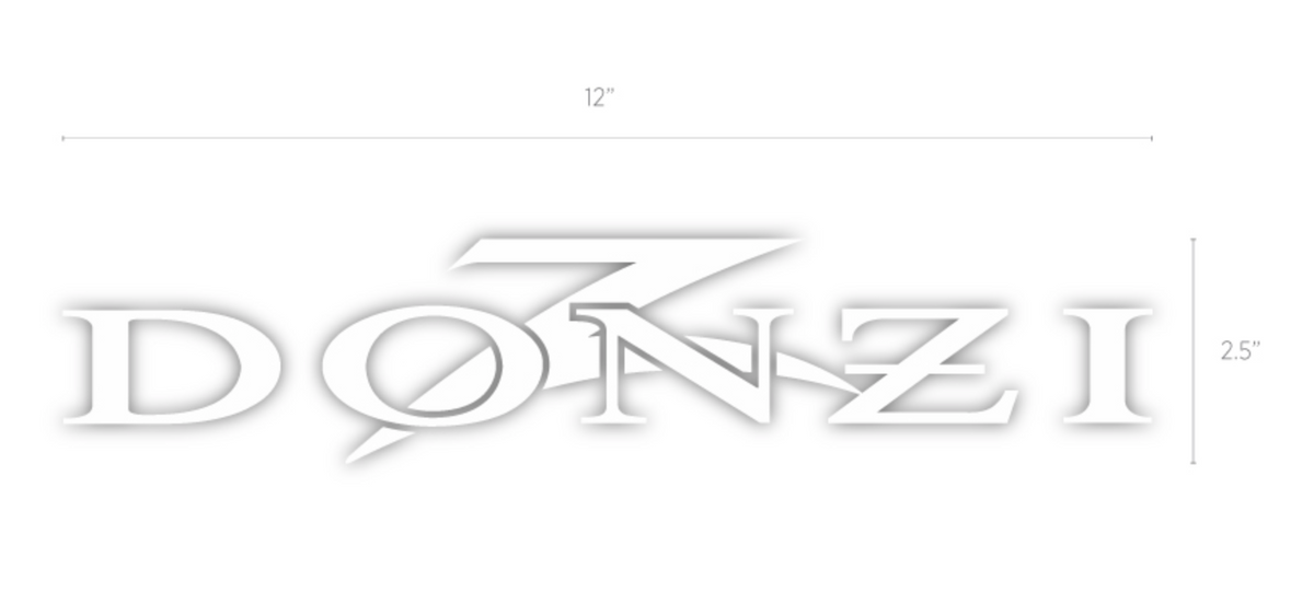 Donzi 12in Vinyl Sticker – Wake Effects